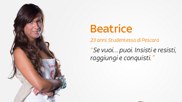 Intervista a Beatrice de Tullio di Masterchef 3
