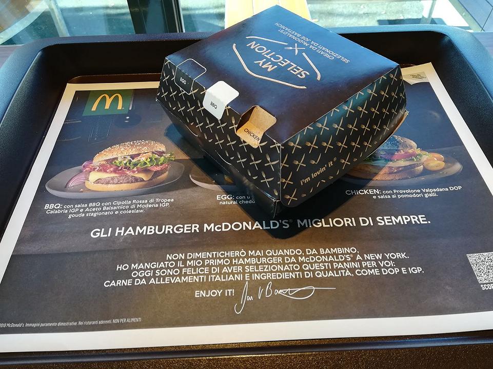 Provati i panini McDonald's di Joe Bastianich