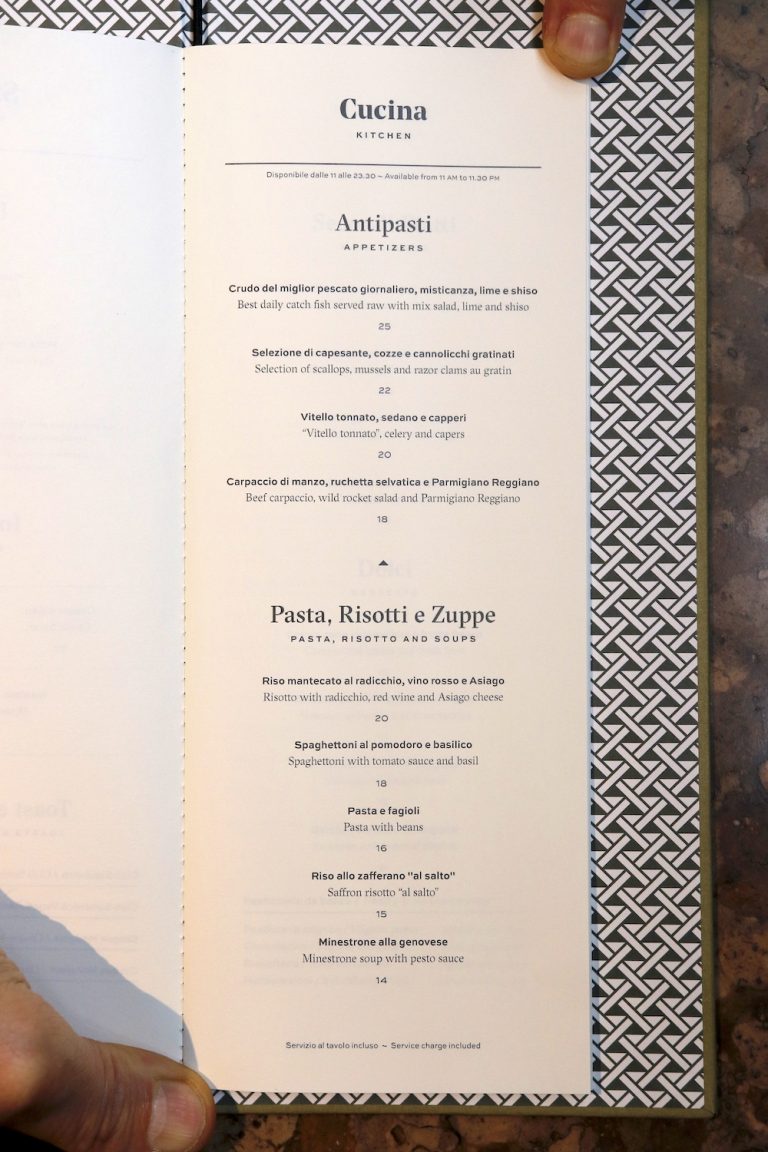 Cracco in Galleria: menu e prezzi al bar bistrot