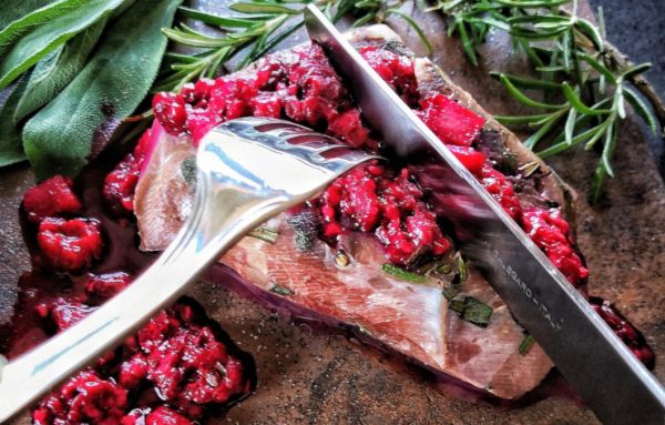 Filetto di cervo con frutti rossi e zenzero, ricetta