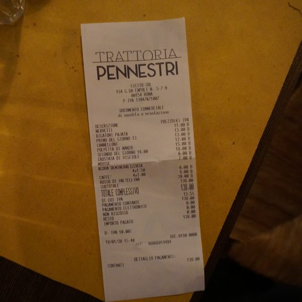 Trattoria Pennestri a Roma: recensione dell'ictus gastronomico