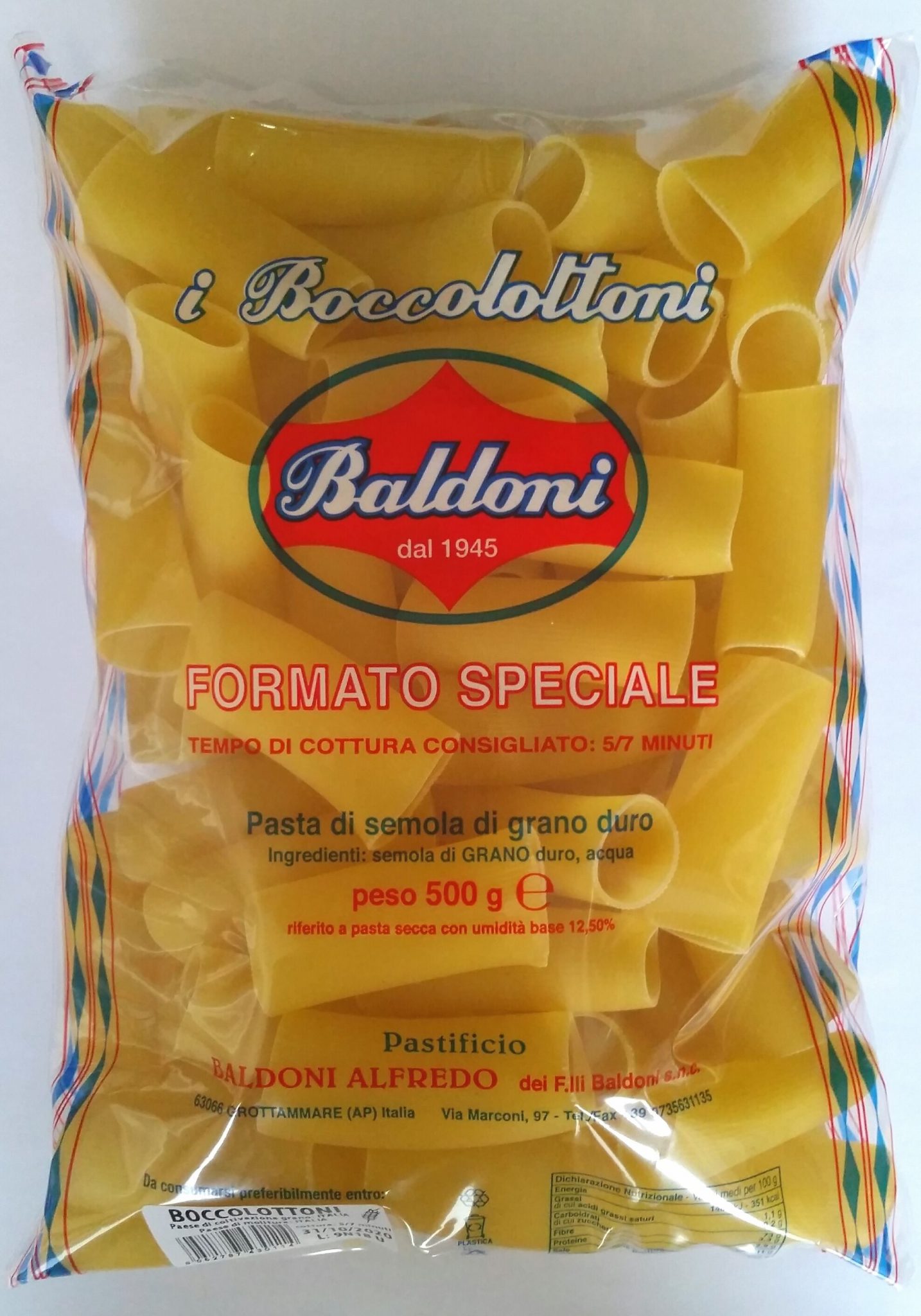 Pasta italiana 100%: lista dei marchi