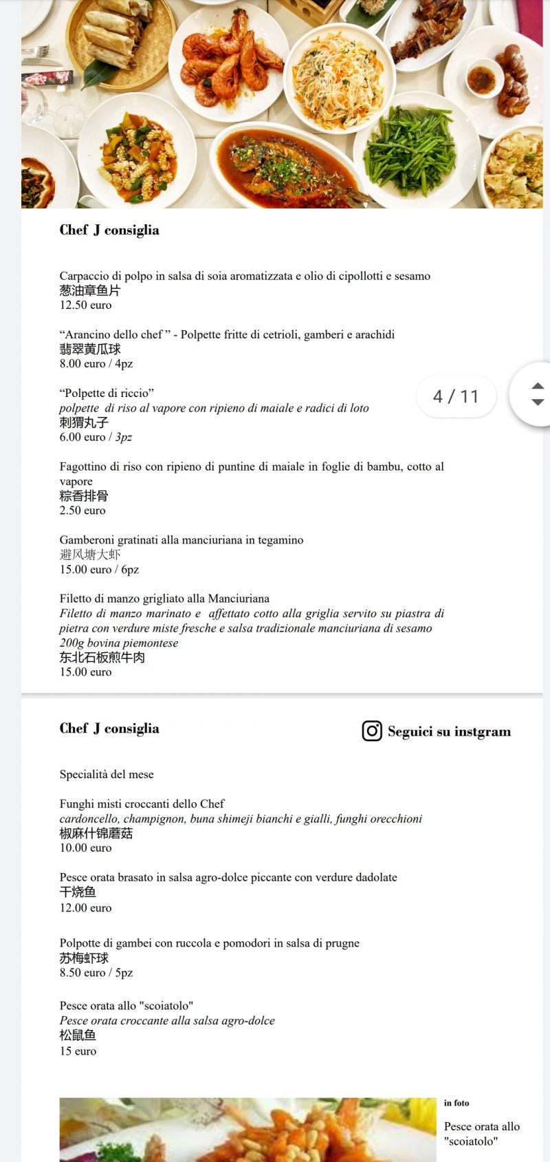 Ristorante Chef J a Milano: recensione