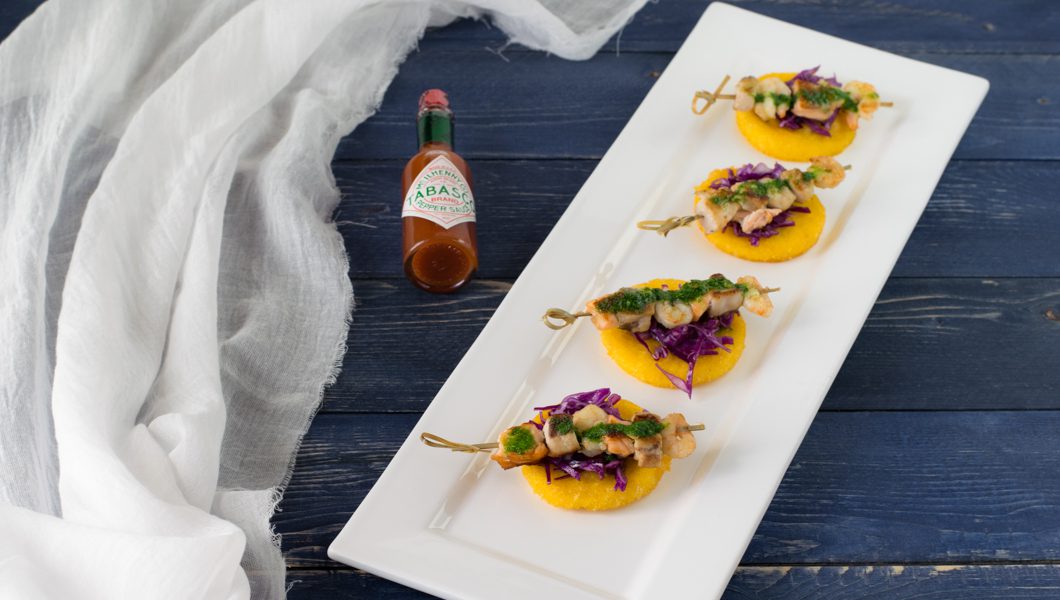 Crostini di polenta con pesce - Dissapore