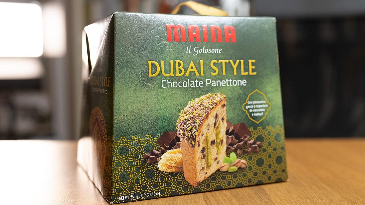 Com’è il panettone Maina Dubai Chocolate Style: Prova d'assaggio