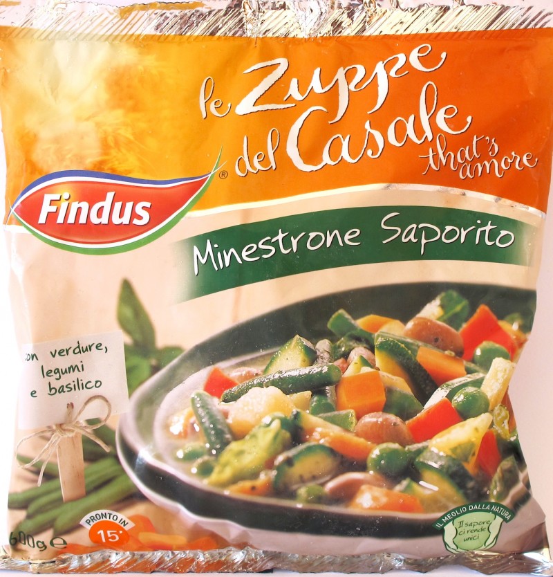Prova d’assaggio: minestrone Findus