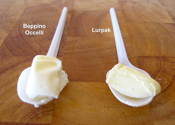 Prova d'assaggio: burro Occelli vs. Lurpak